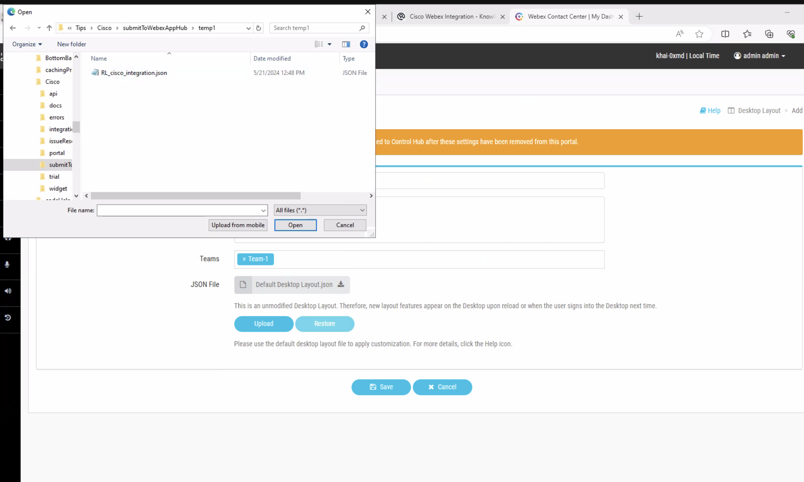 Webex Realtime Integration – Recursive Labs